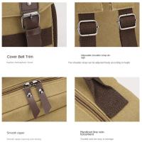 China Colefa Double to Single Shoulder Manufacturer Canvas Youth Chest Bag Daypack Commuting Unique Style Multi-compartment Backpack for sale