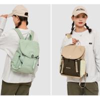 China Colefa Reducing Burden Dopa-mine Color Blocking Travel Large Capacity Lightweight Commuting Leisure New Drawstring Backpack for sale