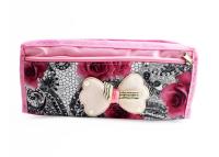 China High Capacity Pencil Pouch Bag Cute Printing Polyester Nylon For Gift Pencil Box for sale