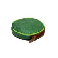 China Waterproof Round Tyvek Paper Wallet Zipper Mini Tyvek Paper Coin Pouch Bag for sale