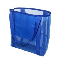 China Customized Fashion Mesh Beach Tote Bag With Nylon Material for Women for sale