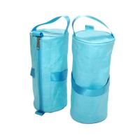 China Washable Tyvek Paper Wine Bottle Cooler Bag Insulated With Aluminum Foil for sale