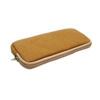 China Factory Manufacture recycle washable kraft paper zip clutch bag travel organizer bag for sale