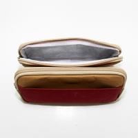 China Factory Manufacture recycle washable kraft paper zip clutch bag travel organizer bag for sale
