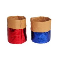 China Rose Gold Kraft Paper Storage Bags Custom Printed Logo Food Paper Bag For Storage for sale