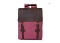 China custom size canvas business laptop backpack good quality scool bag school backpack for sale