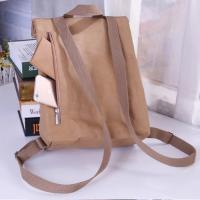 China Nature color washable waterproof untearable paper foldable light outdoor backpack for sale