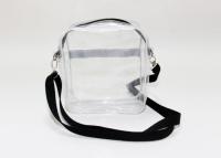 China Clear Transparent Messenger Crossbody Bag Detachable Strap For Guys for sale