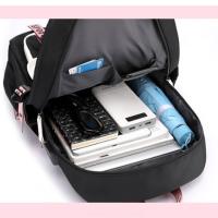 China Colefa Korean Version Minimalist Multi-layer 13 Inch Computer Backpack Headphone Jack for Middle High School Students Backpack for sale