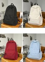 China Colefa Japanese Style Unprinted Backpack for Male Female Large Capacity Solid Color Middle High School College Student Backpack for sale