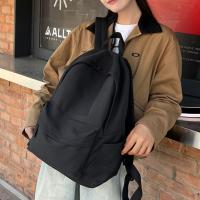 China Colefa Japanese Style Unprinted Backpack for Male Female Large Capacity Solid Color Middle High School College Student Backpack for sale