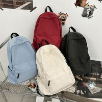 China Colefa Japanese Style Unprinted Backpack for Male Female Large Capacity Solid Color Middle High School College Student Backpack for sale