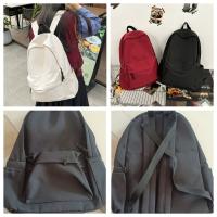 China Colefa Japanese Style Unprinted Backpack for Male Female Large Capacity Solid Color Middle High School College Student Backpack for sale