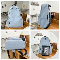 China Colefa Japanese Style Unprinted Backpack for Male Female Large Capacity Solid Color Middle High School College Student Backpack for sale