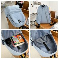 China Colefa Japanese Style Unprinted Backpack for Male Female Large Capacity Solid Color Middle High School College Student Backpack for sale