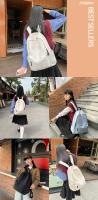 China Colefa Japanese Style Unprinted Backpack for Male Female Large Capacity Solid Color Middle High School College Student Backpack for sale