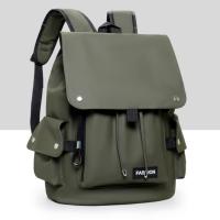 China Colefa Factory Dark Green Versatile Casual Trendy Hiking Backpack Short Distance Fashionable Sport Travel 8 Inch Laptop Backpack for sale