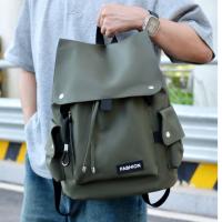 China Colefa Factory Dark Green Versatile Casual Trendy Hiking Backpack Short Distance Fashionable Sport Travel 8 Inch Laptop Backpack for sale