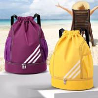 China Colefa Lightweight Dry Wet Separation Swimming Backpack Travel Soccer Basketball Bag 16 Inch Laptop Sports Drawstring Backpack for sale
