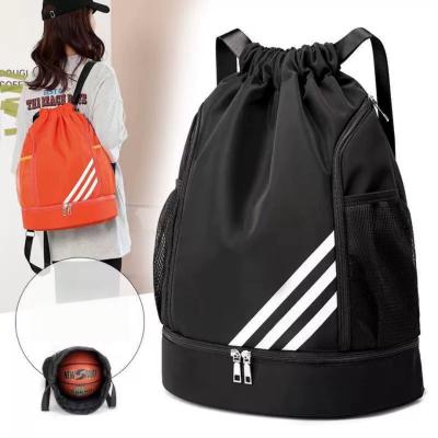 China Colefa Lightweight Dry Wet Separation Swimming Backpack Travel Soccer Basketball Bag 16 Inch Laptop Sports Drawstring Backpack for sale