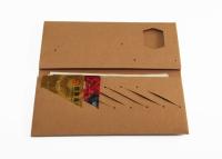 China New design popular washable kraft paper wallet with high quality RFID craft paper wallet for sale