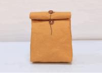 China Reusable Insulated Lunch Cooler Bag Washable Kraft Paper Snack And Sandwich Bags for sale