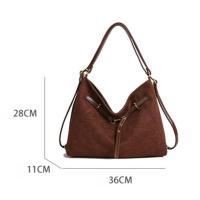 China Colefa Cheap Personalized Reasonable Price Wholesale Bulk Tote Hand Bags Structured Suede Convertible Tote Bag to Backpack for sale
