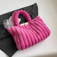 China Colefa Stocks Hot Fluffy Plush Tote Bags with Zipper & Open Closure Terry Cloth Strong Puffy Design for Women & Girls Wholesale for sale