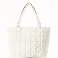 China Colefa Ivory Quilted Resort Style Cute Customized Logo Shoulder Handbags Arm Bags Must-have Top Selling Tote Bag Personalizable for sale