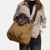 China Colefa Lands End Handmade Cotton Canvas Shoulder Tote Bag With Custom Logo Printed Luxury Vintage Retro Ruffle Utility Tote Bags for sale