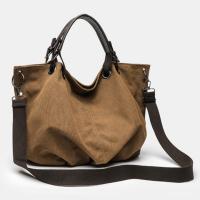 China Colefa Lands End Handmade Cotton Canvas Shoulder Tote Bag With Custom Logo Printed Luxury Vintage Retro Ruffle Utility Tote Bags for sale