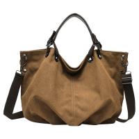China Colefa Lands End Handmade Cotton Canvas Shoulder Tote Bag With Custom Logo Printed Luxury Vintage Retro Ruffle Utility Tote Bags for sale