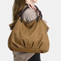 China Colefa Lands End Handmade Cotton Canvas Shoulder Tote Bag With Custom Logo Printed Luxury Vintage Retro Ruffle Utility Tote Bags for sale