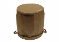 China Custom Color Kraft Paper Storage Bags Durable Washable Storage Bags for sale