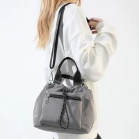 China Colefa Factory Price Versatile Fashionable Cross Body Shoulder Bag Korean Style Minimalist Women's Nylon Drawstring Handbag for sale