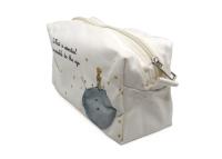 China Attractive Design Makeup Cosmetic Bag Cotton Canvas Women For Travel for sale