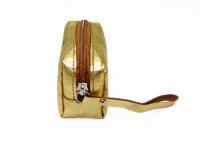 China Metallic color washable kraft paper coin pouch custom ladies mini coin purse with handle for sale