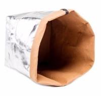 China Custom Reusable Recycling Paper Bag Seedling Pots 0.55mm Washable Paper Bag For Plants for sale