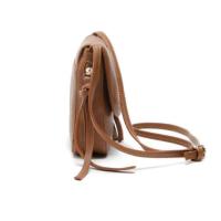China Crossbody PU Leather Shoulder Messenger Bag Zipper Closure For Women Ladies for sale