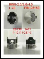 China DM100 13216-1120 3AE1 78MM Piston 1121112310 6M61 ME133179 for sale