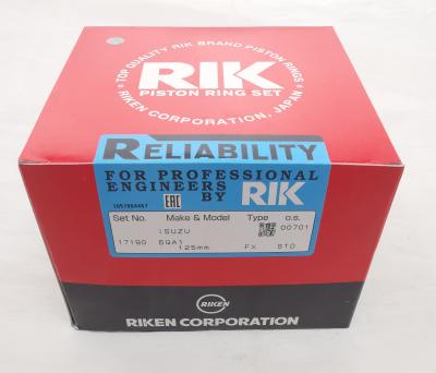 China C240 RIK Piston Rings 5-12121-0210 6QA1 1-12121-046 4JJ1 8-98096-6760 for sale