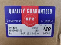 China Doosan DB58 Engine Piston Ring YDD20008ZZ for DX225 Excavator Parts - Japan OEM Quality for sale