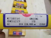 China Mitsubishi 6M61 Engine Piston Rings 118mm ME995562 ME993687 SDM31123 for Industrial Applications for sale