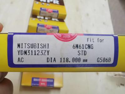 China Mitsubishi 6M61 Engine Piston Rings 118mm ME995562 ME993687 SDM31123 for Industrial Applications for sale