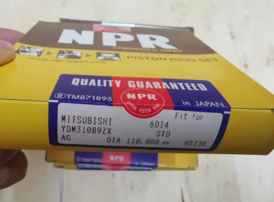 China YDM31089ZX ME999952 NPR Piston Rings for 6D14 6D15 Engines - 110mm Diameter in 3.0mm, 2.5mm, 4.0mm Sizes for sale