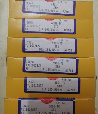 China ISUZU 6BG1-TC Piston Ring Set 105mm x 3.5mm/2.5mm/4.0mm for Diesel Engine Parts for sale