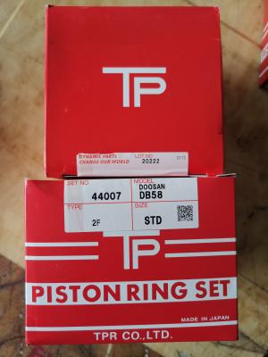 China DB58 Engine Piston Ring 102mm Diameter for Doosan Daewoo Diesel Engines with 2.5-4.0mm Height Options for sale