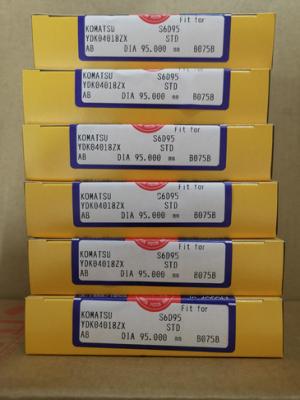 China Komatsu 6D95 Engine Piston Ring Set 95mm for PC200-5 Model - OEM 6207-31-2500 for sale