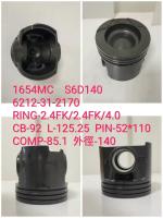 China High Pressure Power Transmission Piston 6D140 6212-31-2170  2J 13101-22060 6GH-STE 728628-22722 for sale
