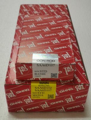 China TAIHO 6D102 6D107 Main Engine Bearings - High Precision Polishing, STD Size, 100 Piece MOQ for sale